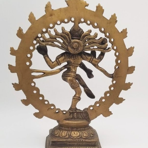 unknown | Art | Master Shiva Nataraja Hindu Dancing God Fire Wheel ...